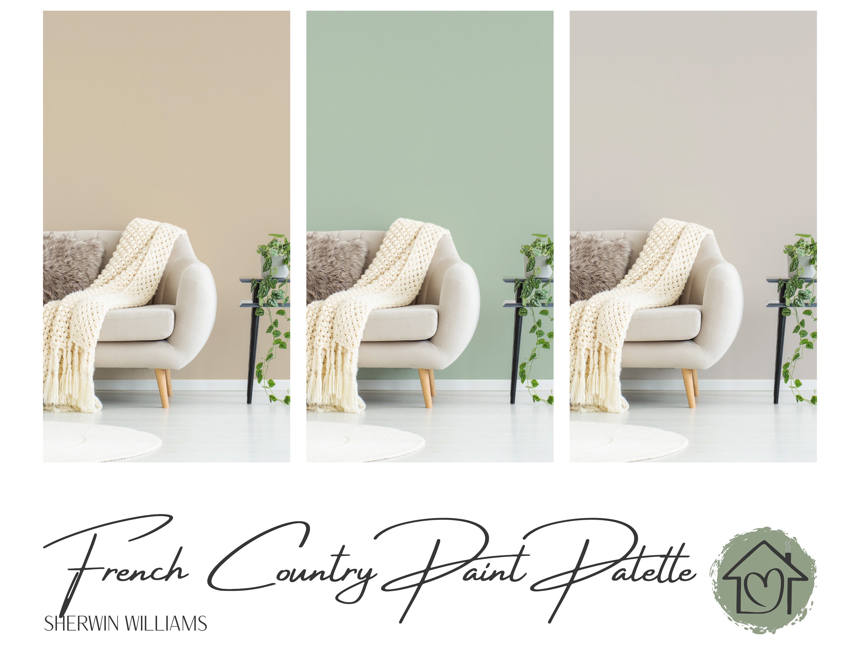 French Country Sherwin Williams Paint Palette: Interior Color Scheme ...