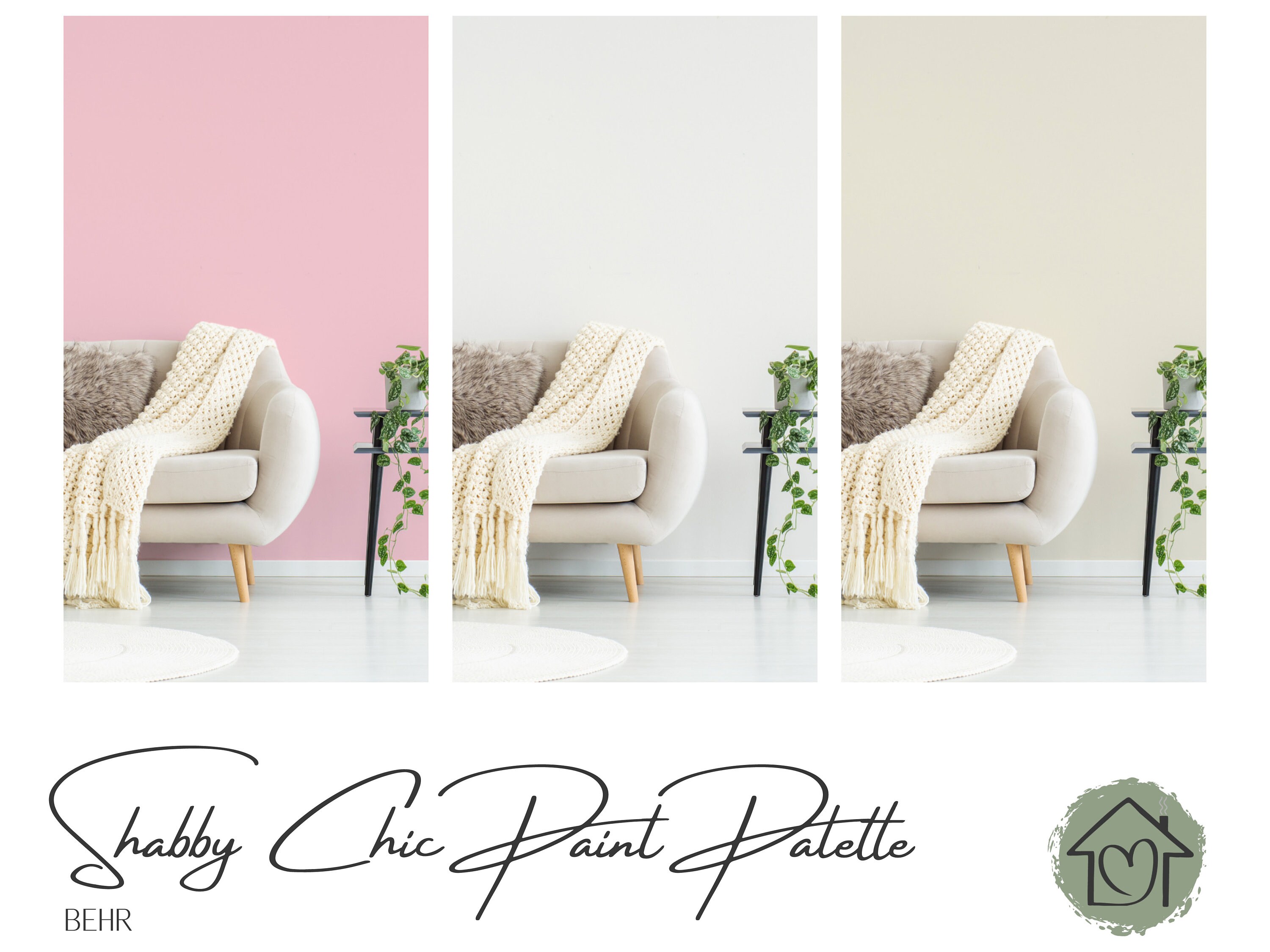 Shabby Chic - Behr Paint Palette - Paint Color Schemes for Interiors ...