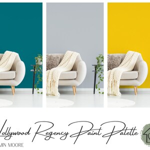 Hollywood Regency Benjamin Moore Paint Palette Paint Color - Etsy