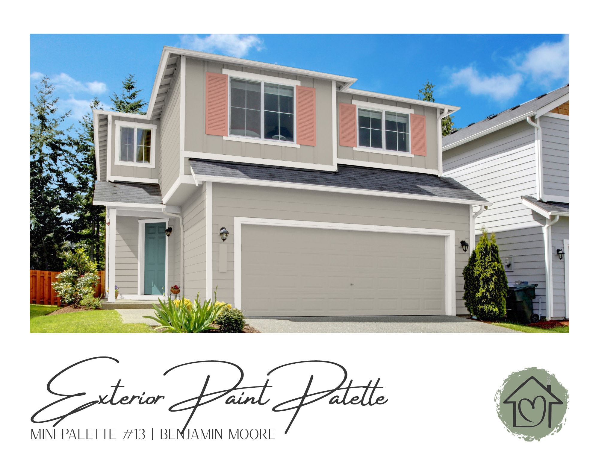 Exterior Paint Palette 13 - Benjamin Moore Exterior Paint Colors ...