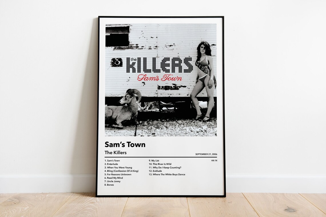 The Killers Sam's Town Album Cover Poster A4 A3 A2 | Etsy