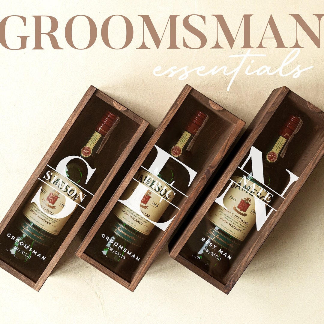 Groomsmen Gift Personalized, Groomsmen Proposal Gift, Custom Whiskey ...
