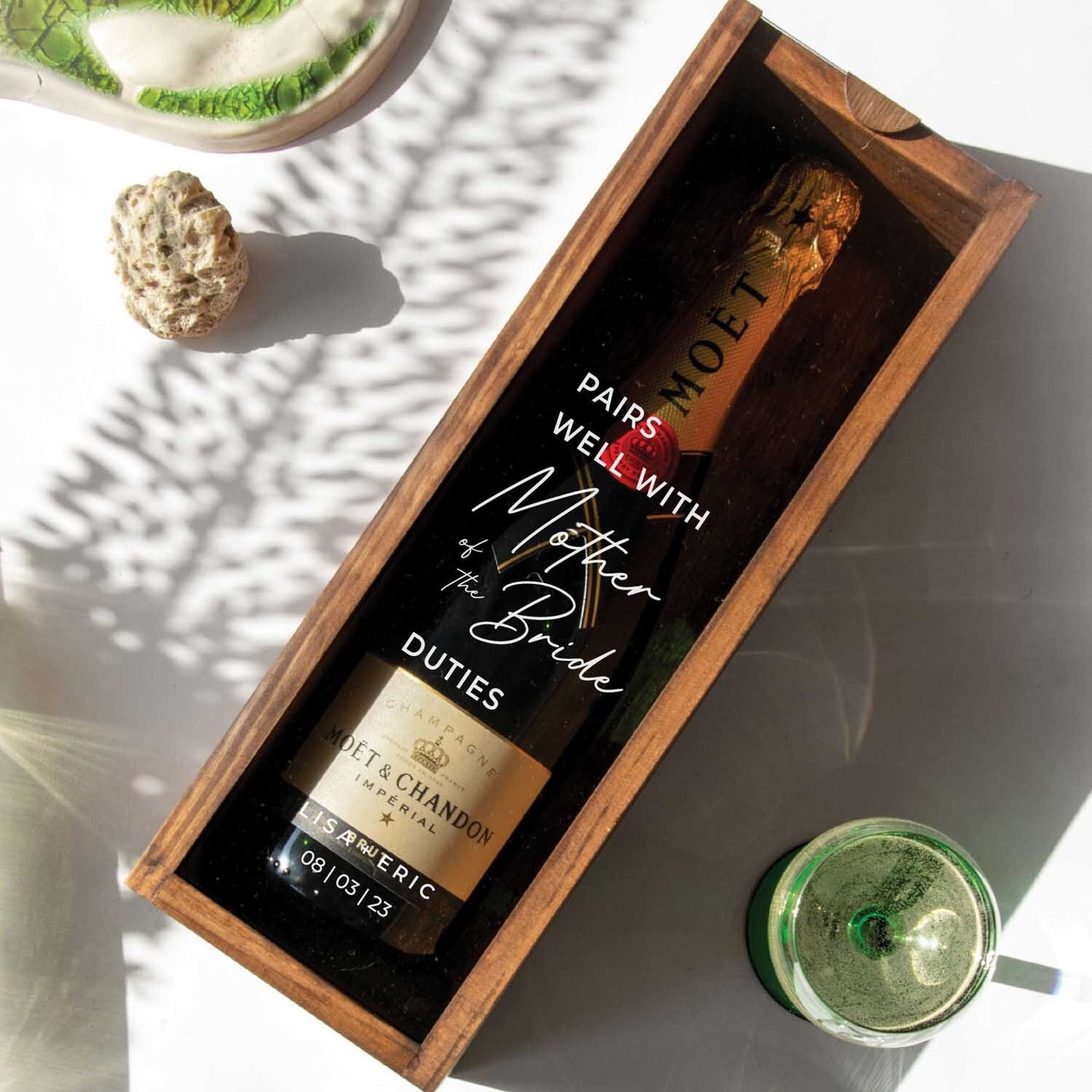 Mother of the Bride Gift, Personalised Wine Box, Mother of the Bride ...