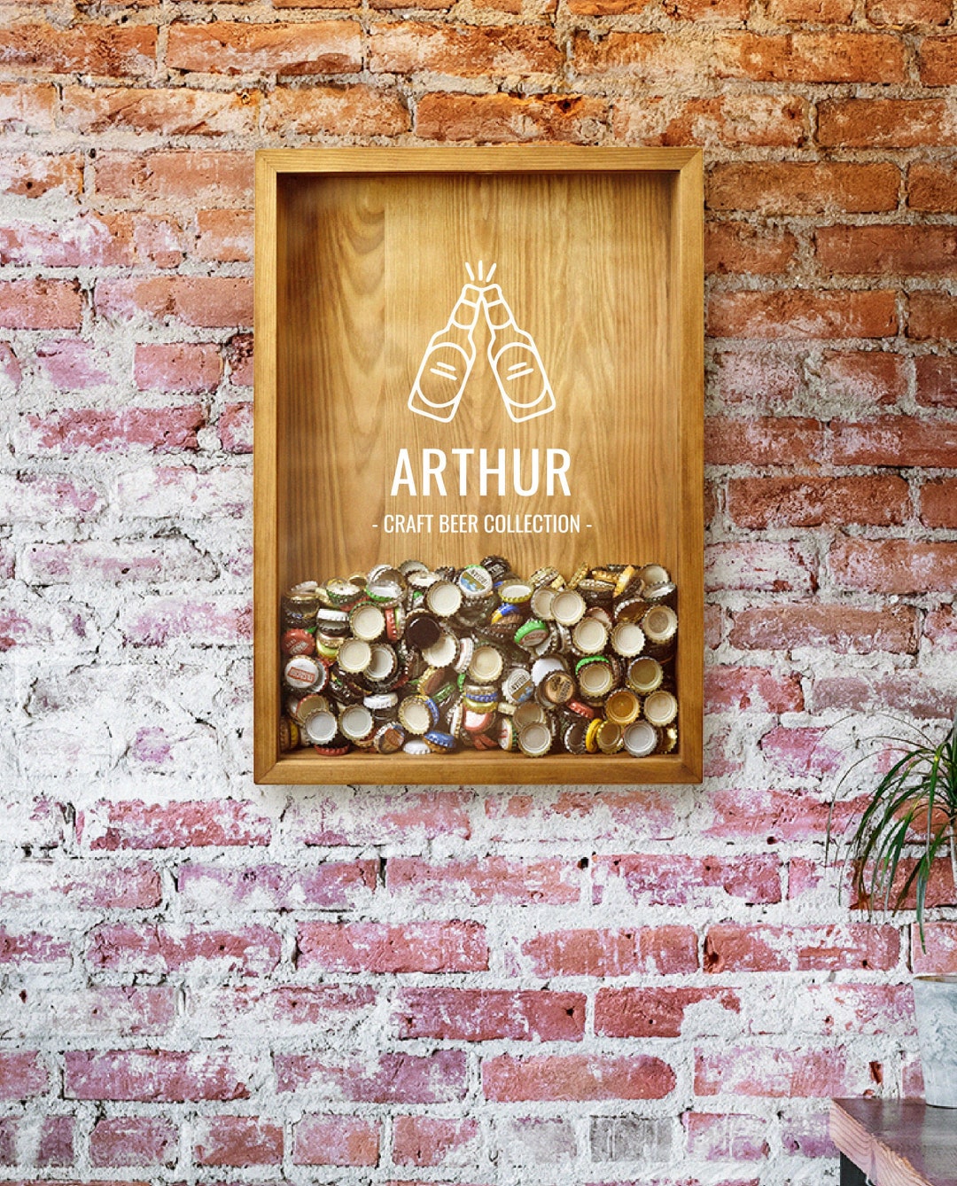 Custom Beer Cap Catcher | Beer Lover Gift Idea for Him | Beer Cap ...