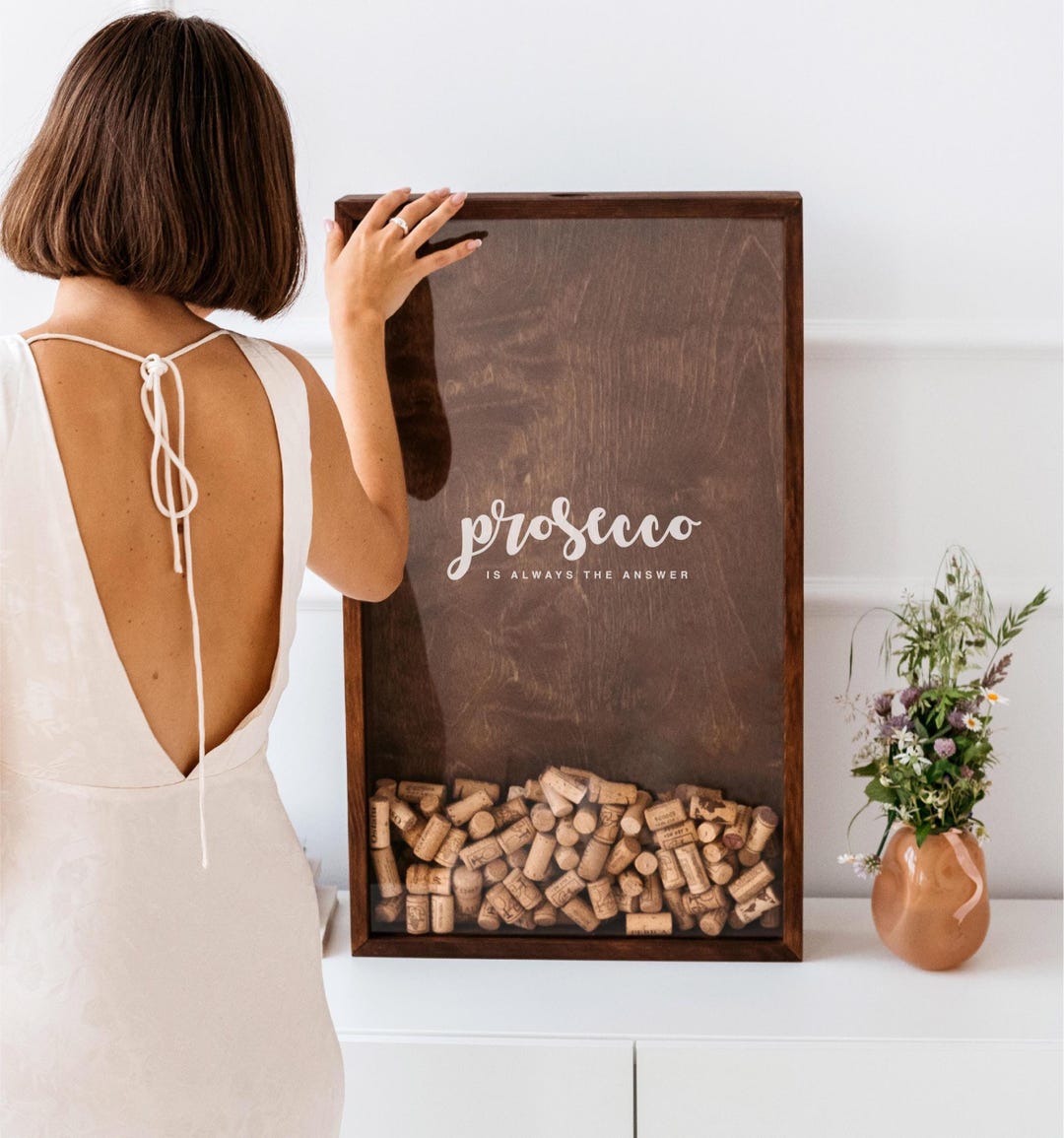 Prosecco Lover Gift, Wine Gift for Her, Prosecco Wine Cork Collector ...