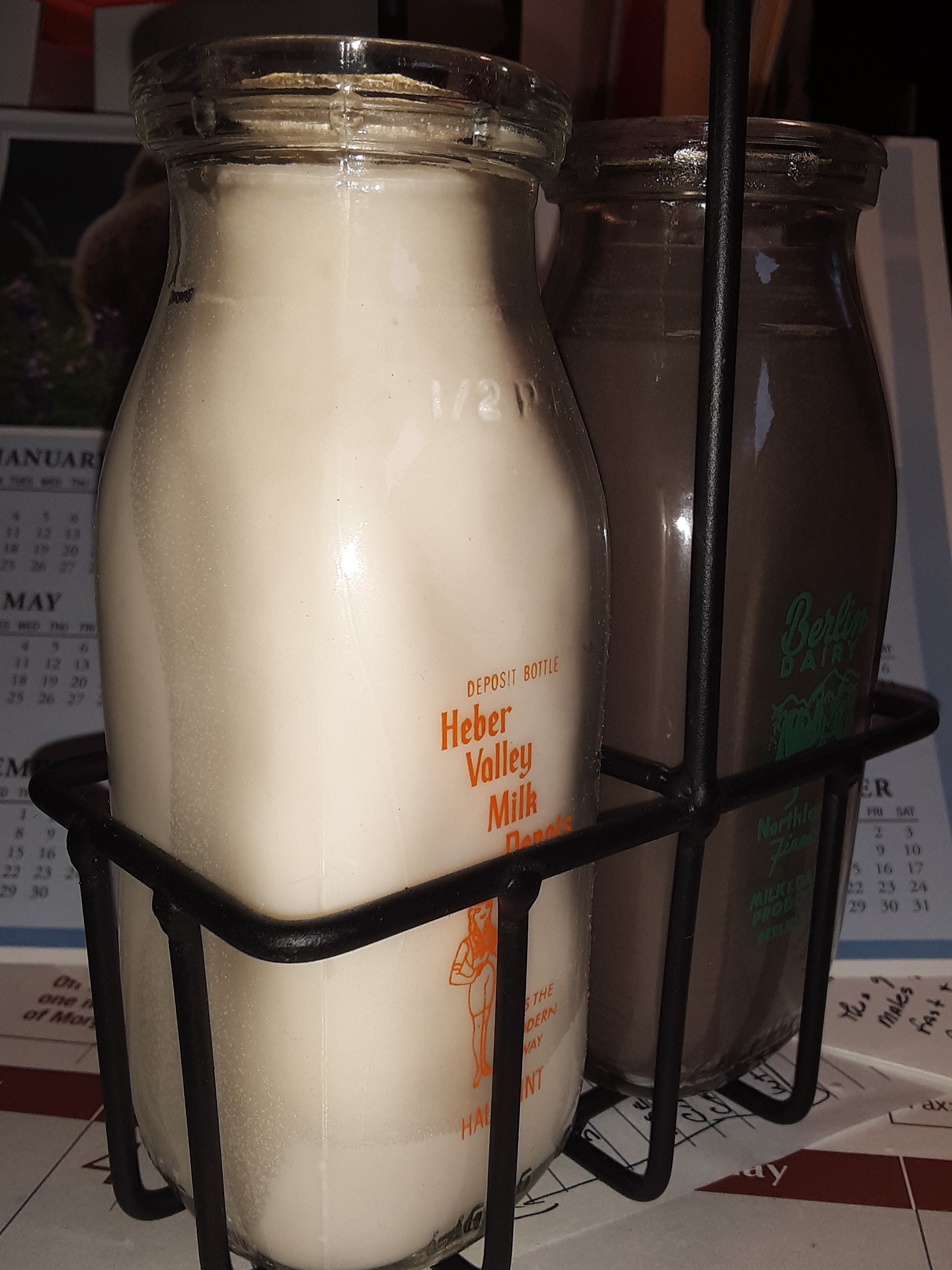 Mini Milk Bottle Containers-Glass Bottles 2 with Wire | Etsy