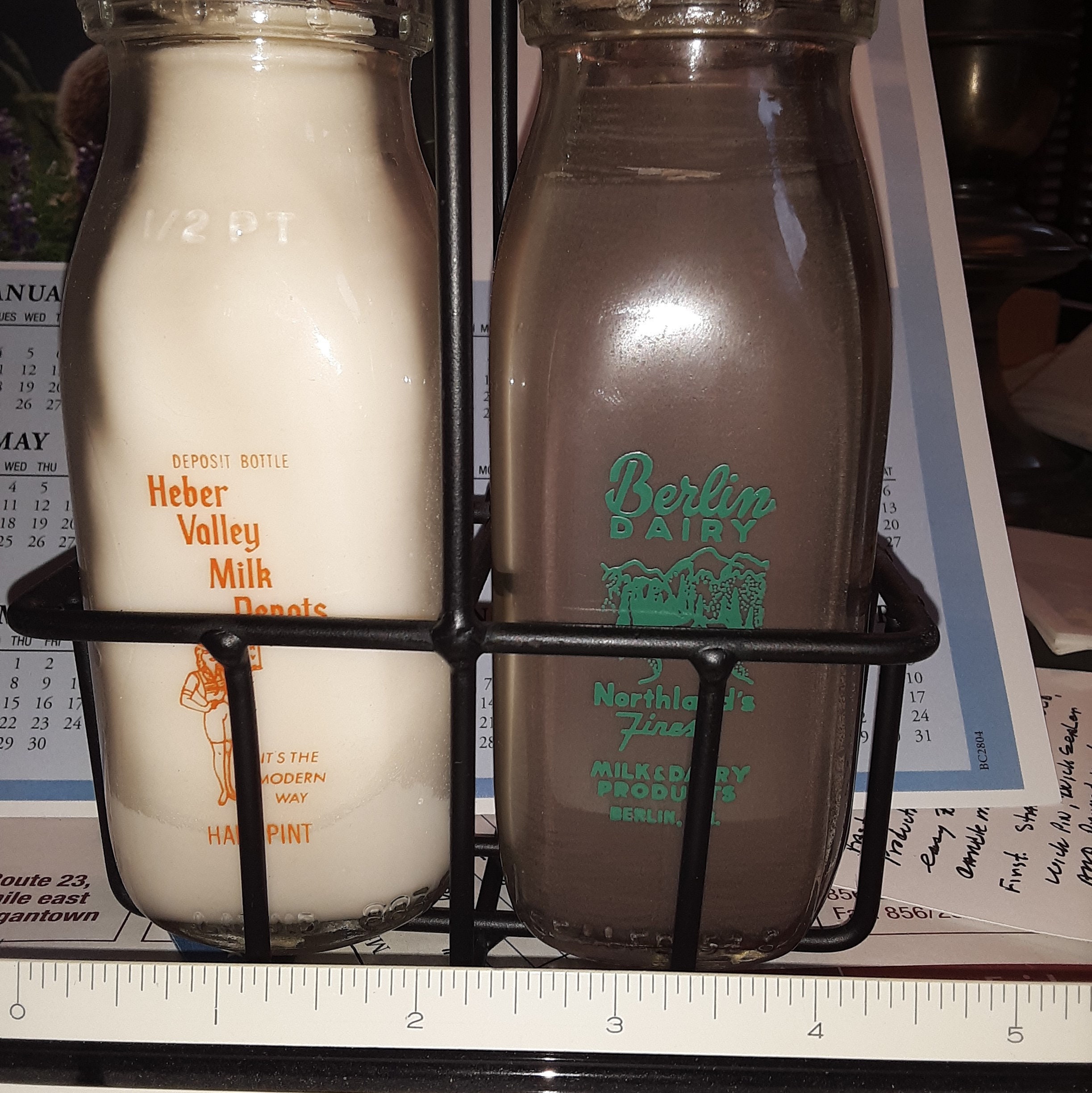 Mini Milk Bottle Containers-Glass Bottles 2 with Wire | Etsy