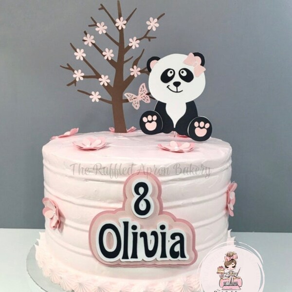 Panda Cake Topper - Etsy