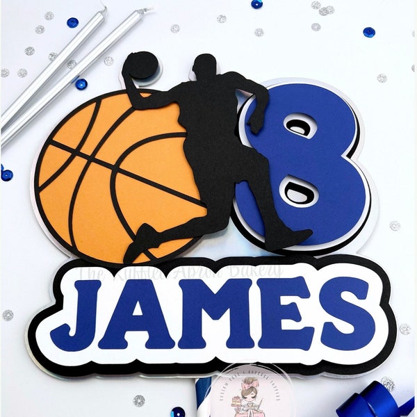 Basketball Cake Topper - Etsy