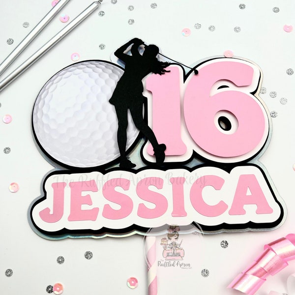 Golf Cake Topper - Etsy