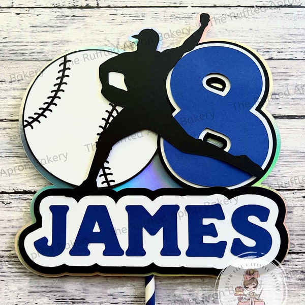 Baseball Cake Topper - Etsy