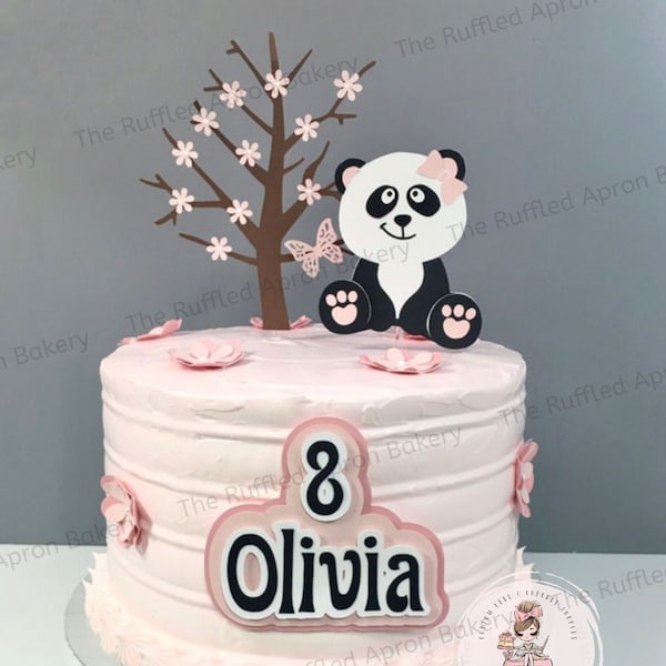 Panda Cake Topper - Etsy