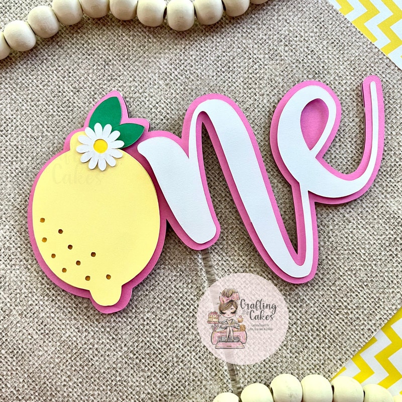 Lemon Cake Topper - Etsy