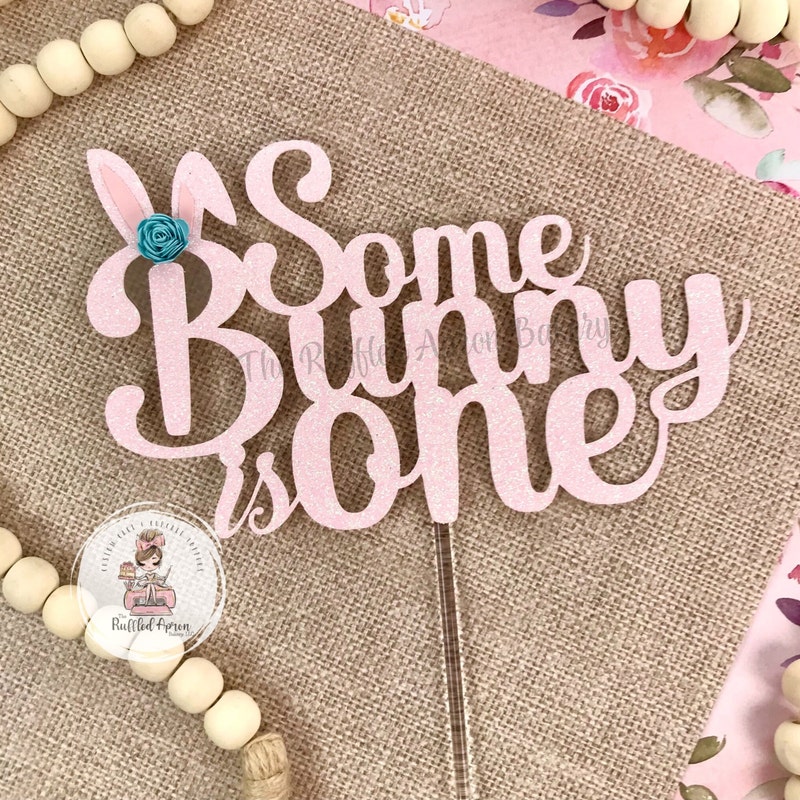 Bunny Cake Topper - Etsy