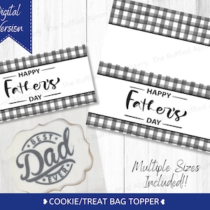 Father's Day Cookie Toppers | Father's Day Toppers | Treat Bag Toppers ...