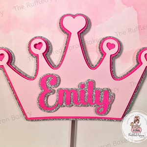 Princess Crown Cake Topper Princess Cake Topper Crown Cake Topper ...