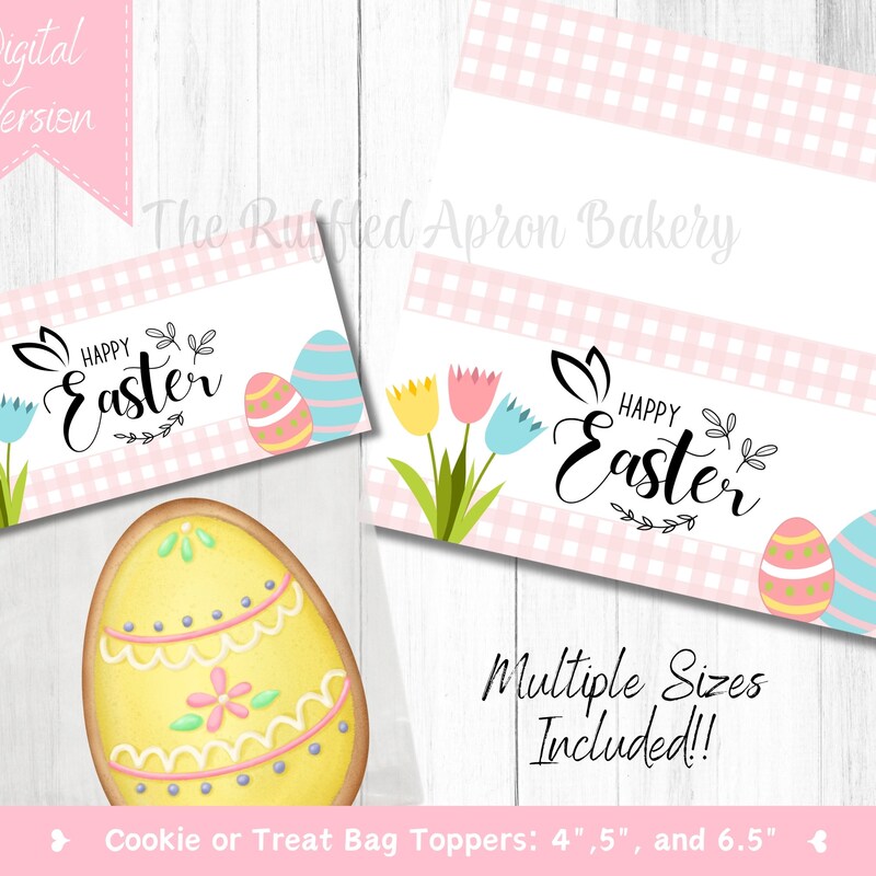 Easter Bag Toppers - Etsy