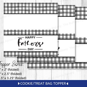 Father's Day Cookie Toppers | Father's Day Toppers | Treat Bag Toppers ...