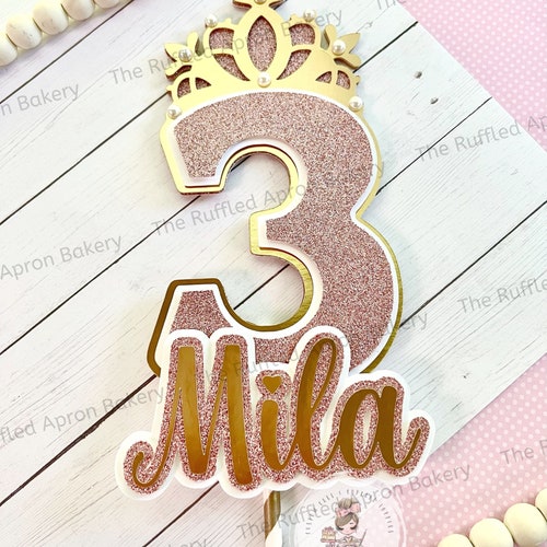 Princess Cake Topper - Etsy