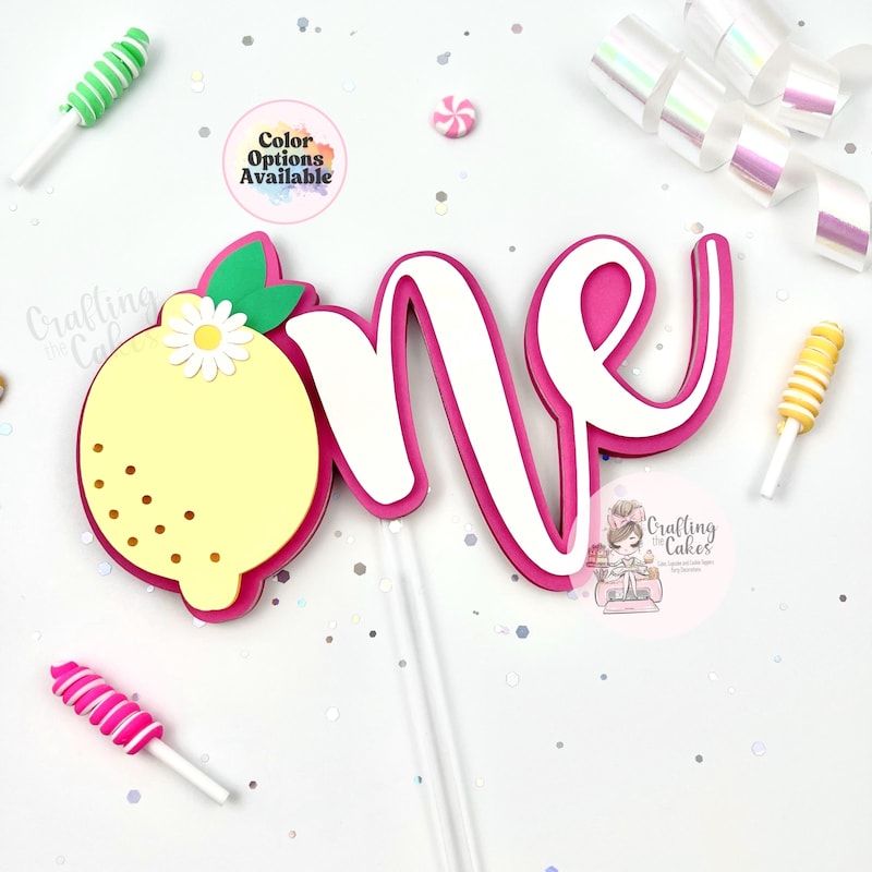 Lemon Cake Topper - Etsy