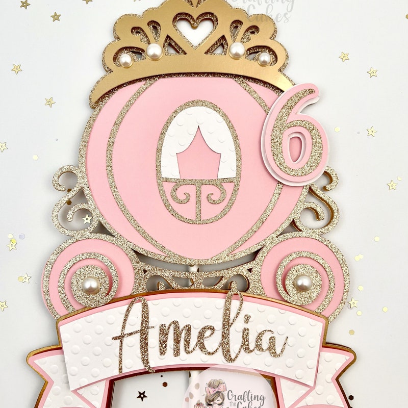 Princess Cake Topper - Etsy