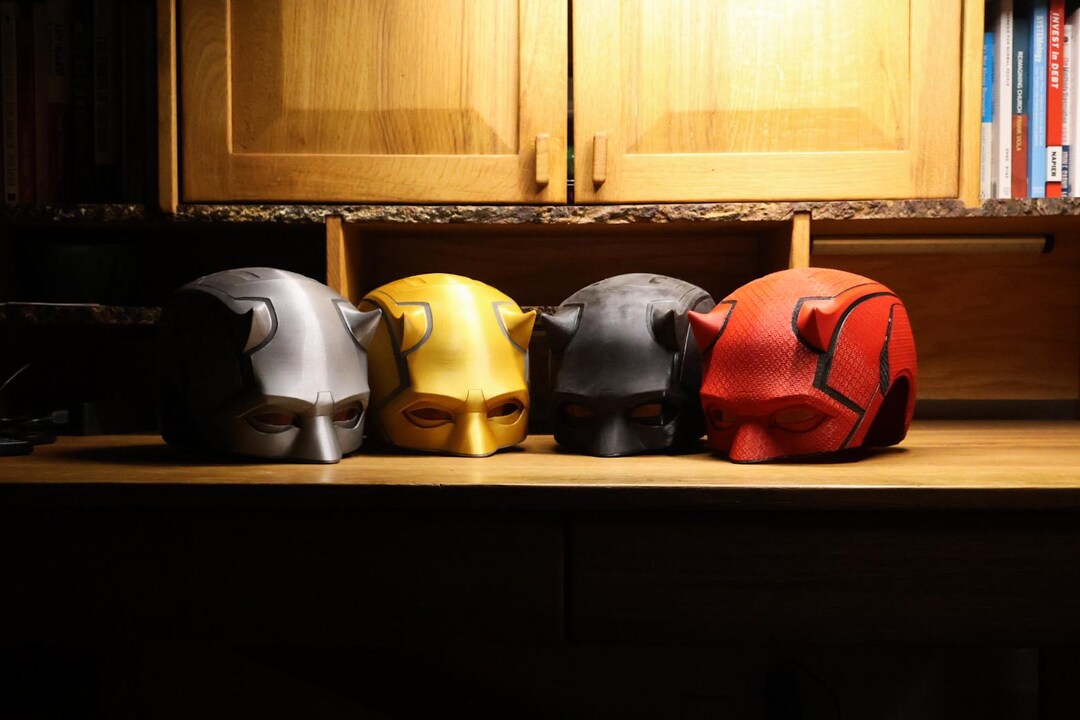 Daredevil Cowl - 3D Printed Daredevil Mask/helmet From the Marvel TV ...