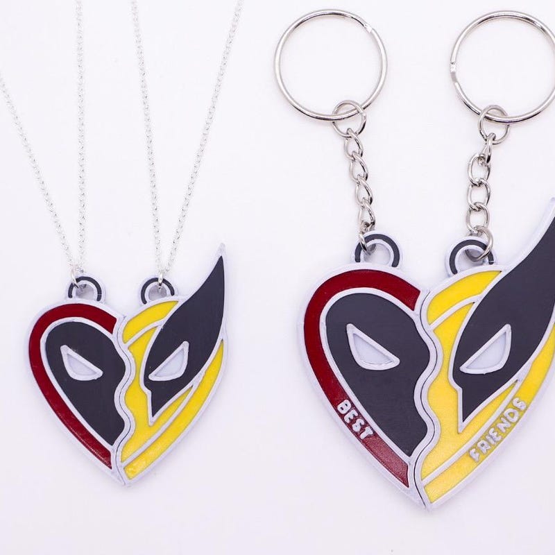 Deadpool and Wolverine Best Friends Necklace - Etsy