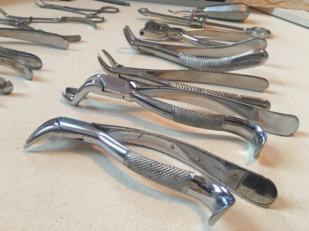 Creepy Vintage Dental Tools. - Etsy
