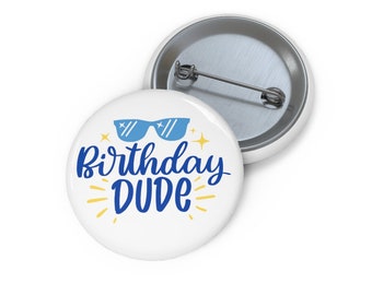 50th Birthday Birthday Pin Fiftieth 50th Pinback Buttons - Etsy