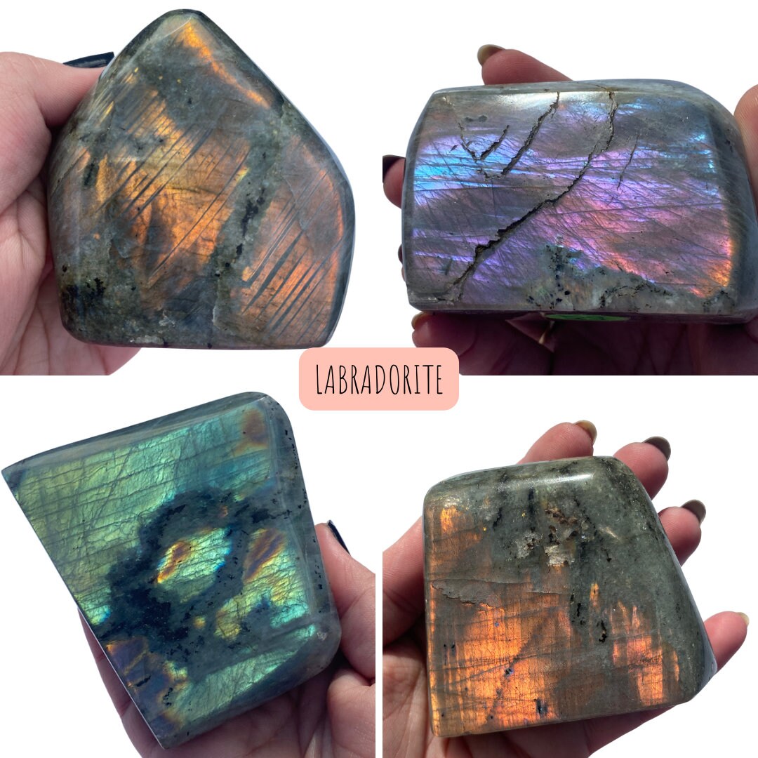 Best Crystals for Intuition Labradorite Free Forms Flashy Labradorite ...