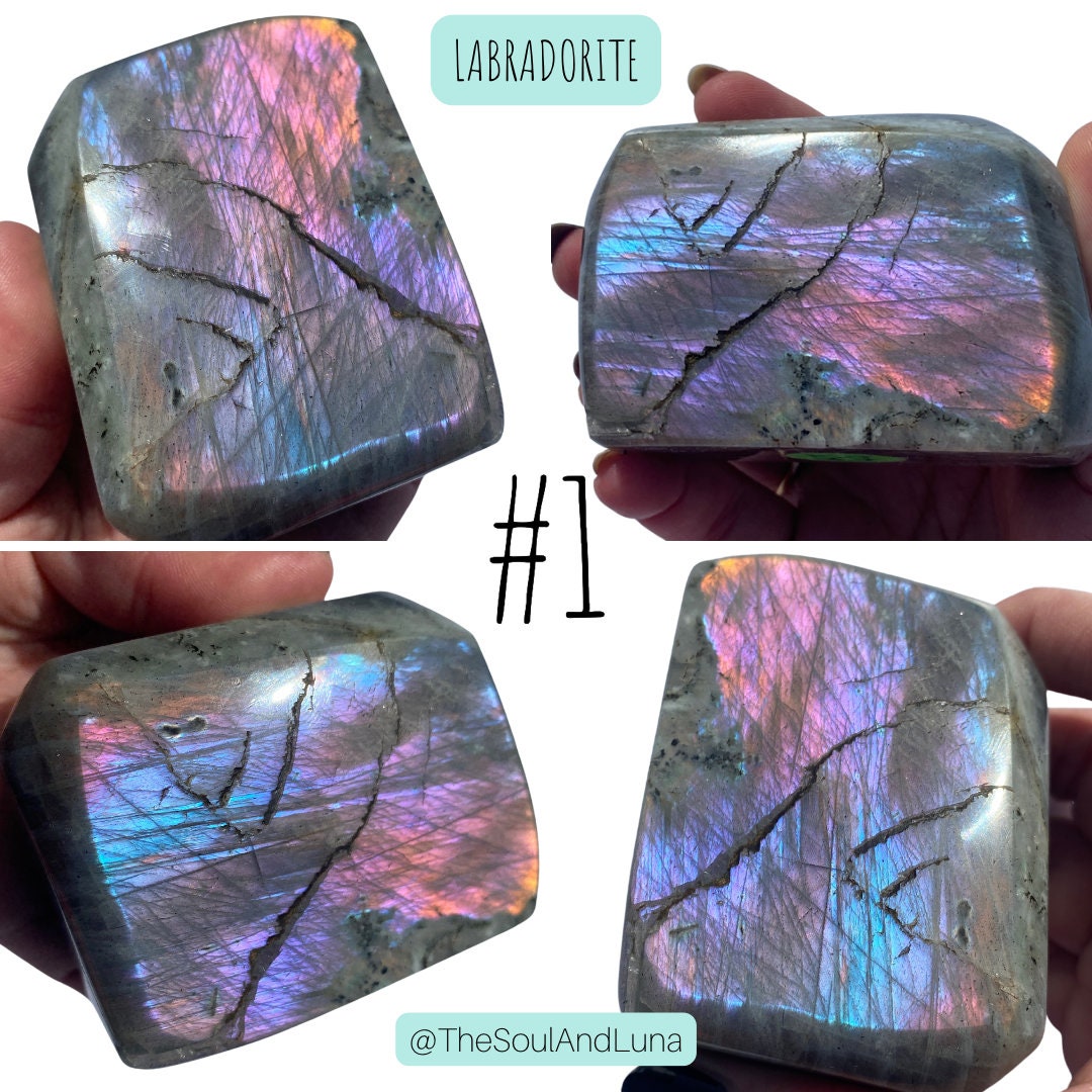 Best Crystals for Intuition | Labradorite Free Forms | Flashy ...