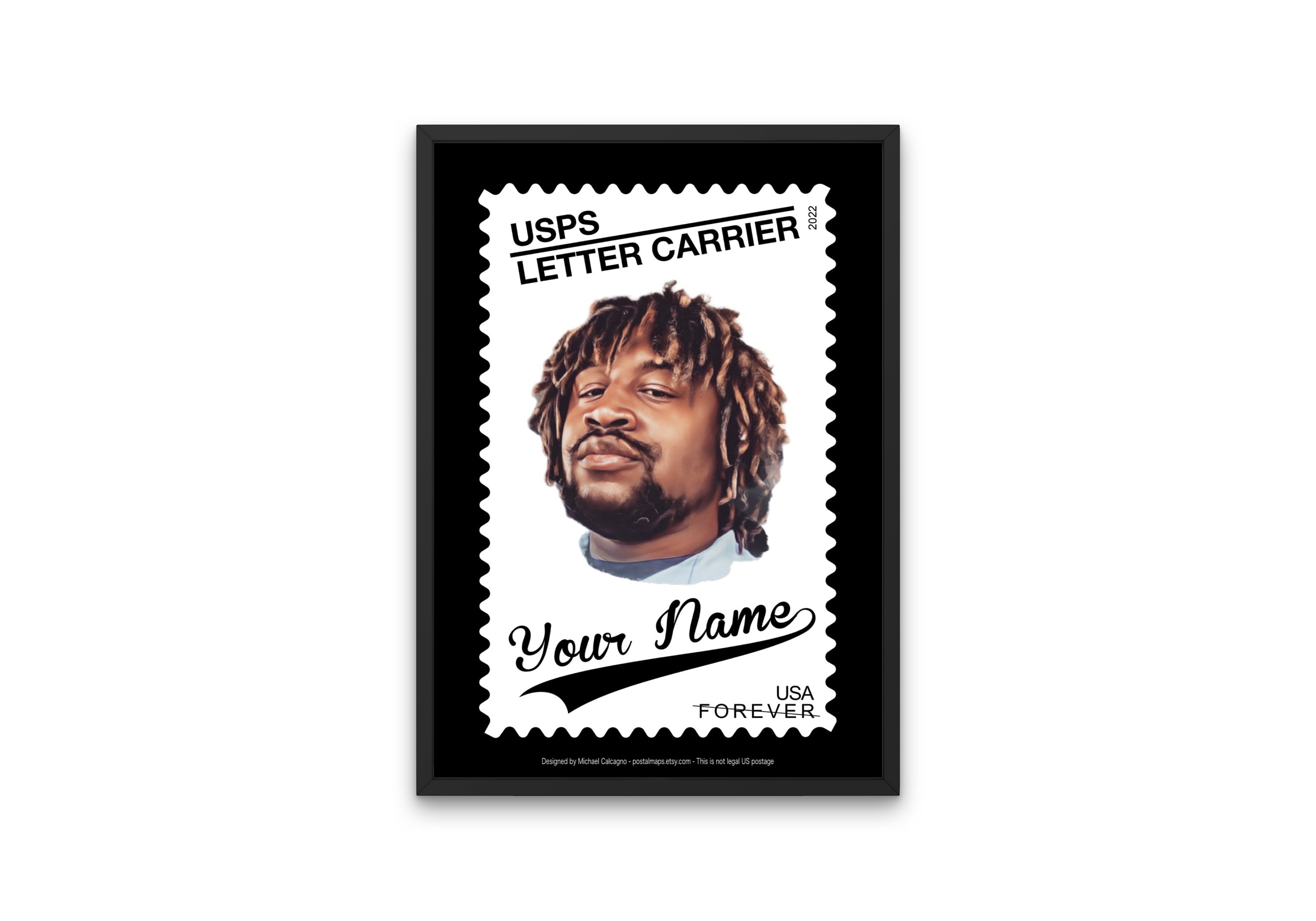 Personalized Postage Stamp - Gift Idea for Yourself, Co-workers ...