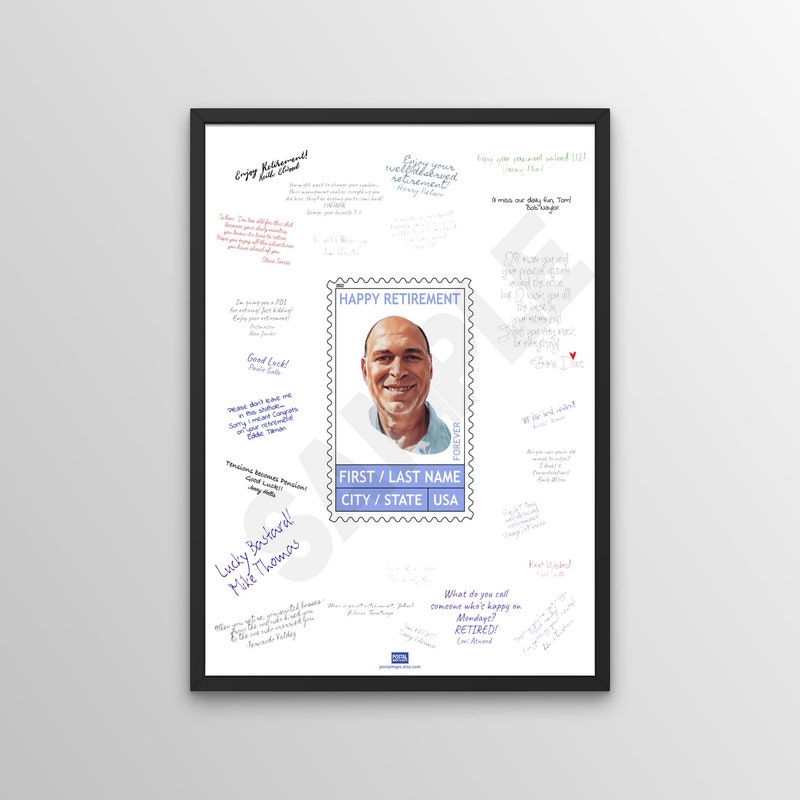 Postal Retirement - Etsy