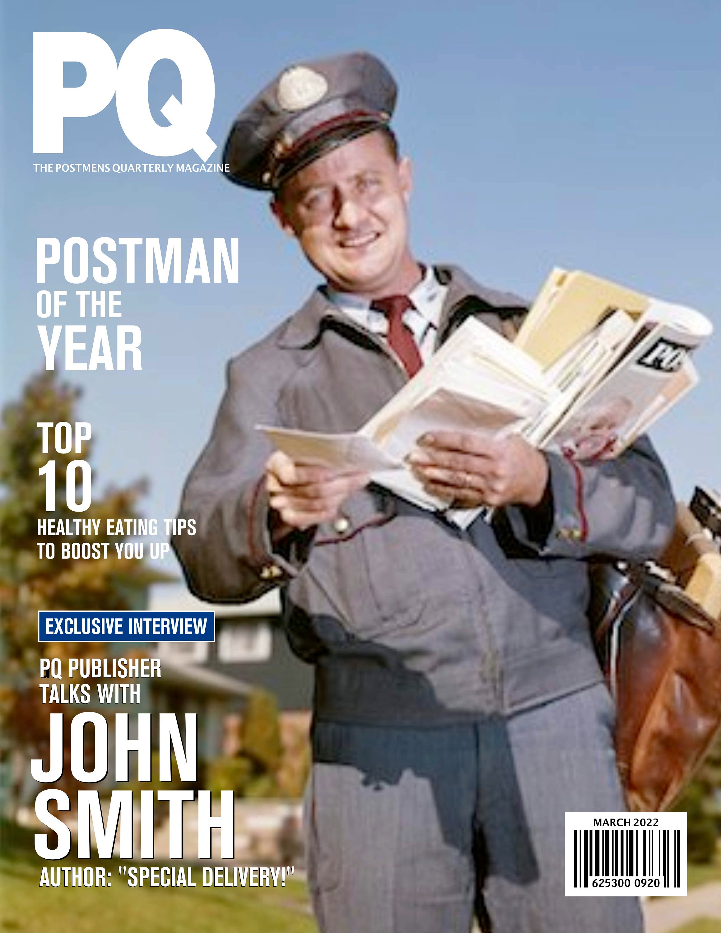 Your Own Postal-themed Magazine Cover! - FULLY CUSTOMIZABLE! - Etsy