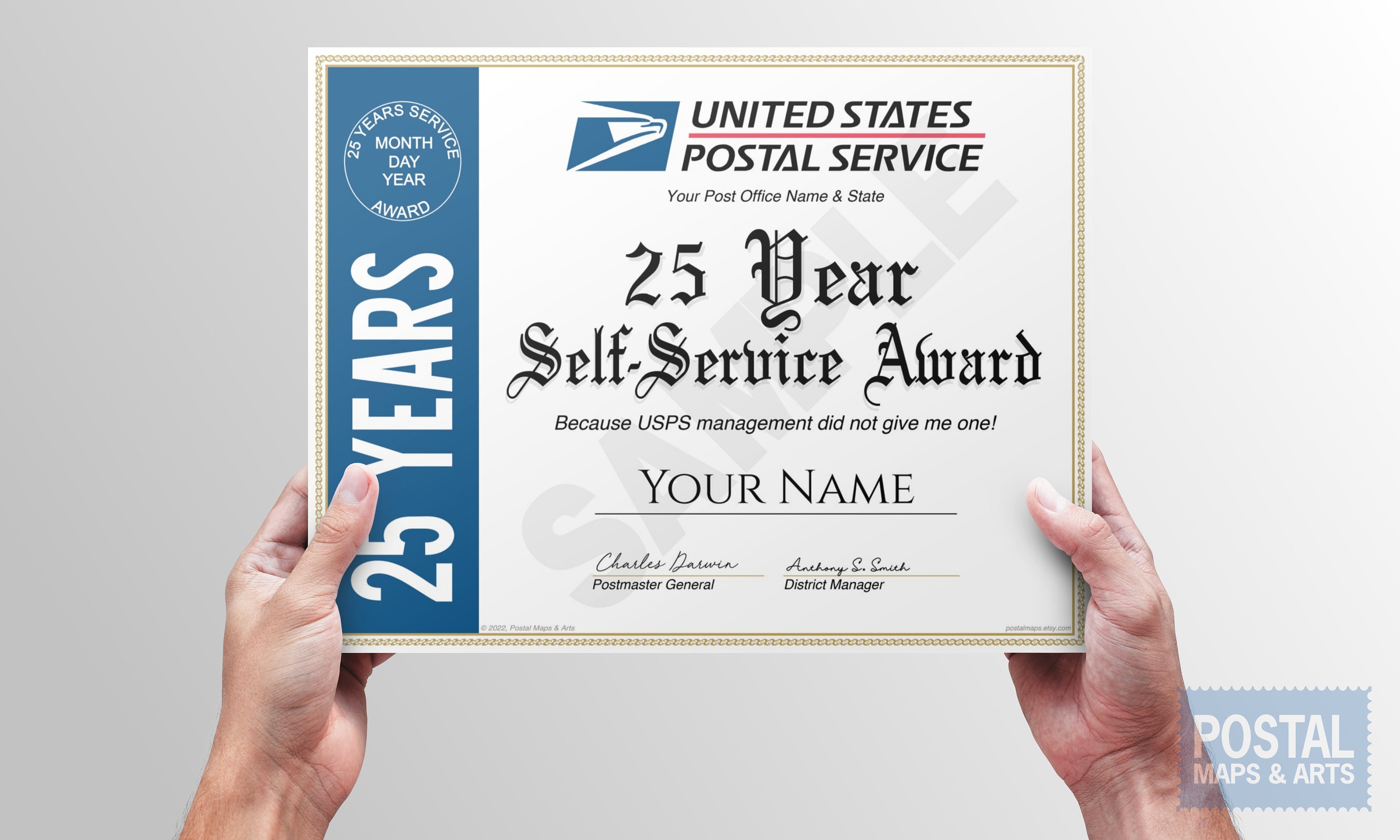 HILARIOUS Postal Awards Digital Download - Etsy