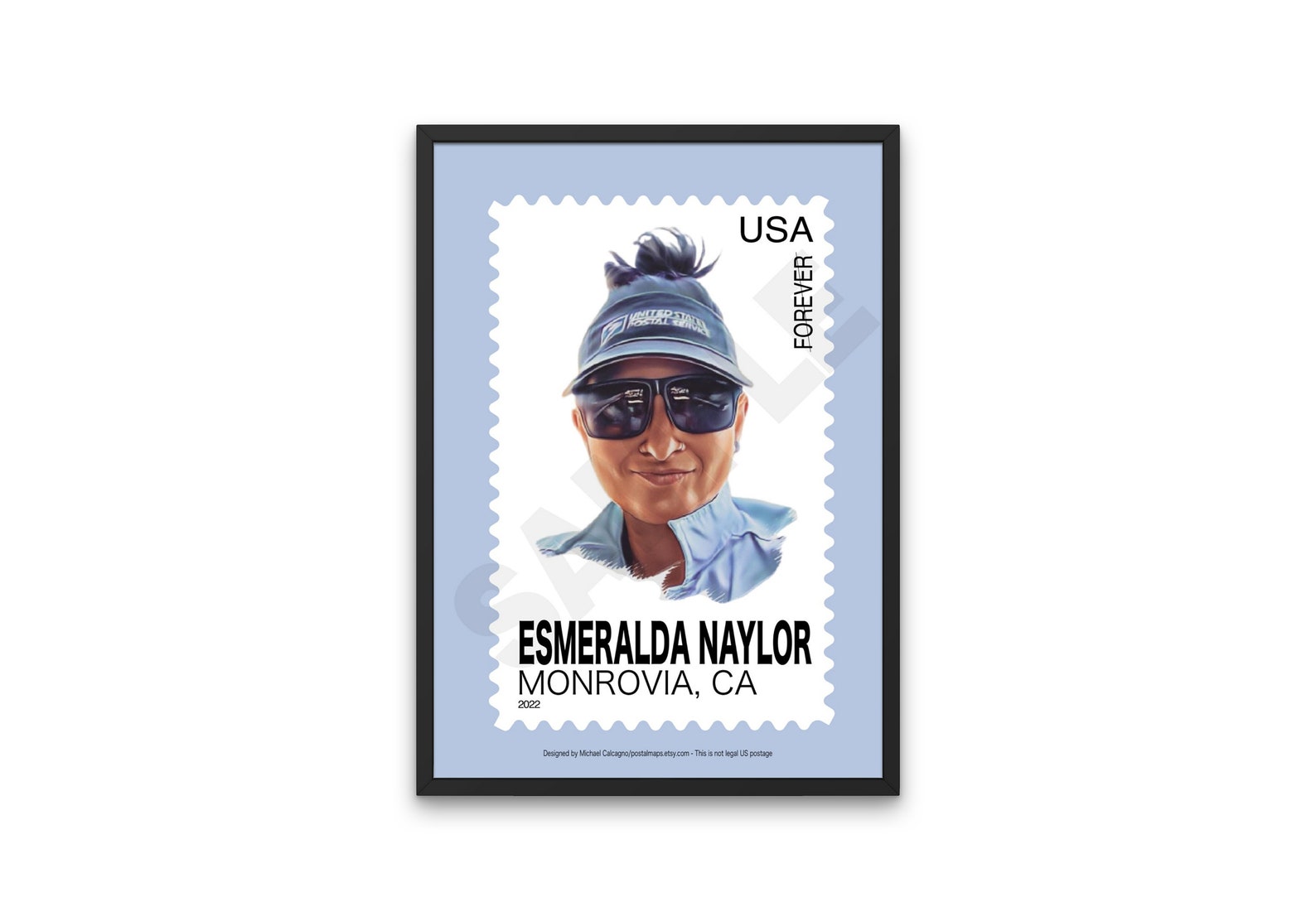 Personalized Postage Stamp - Gift Idea for Yourself, Co-workers ...