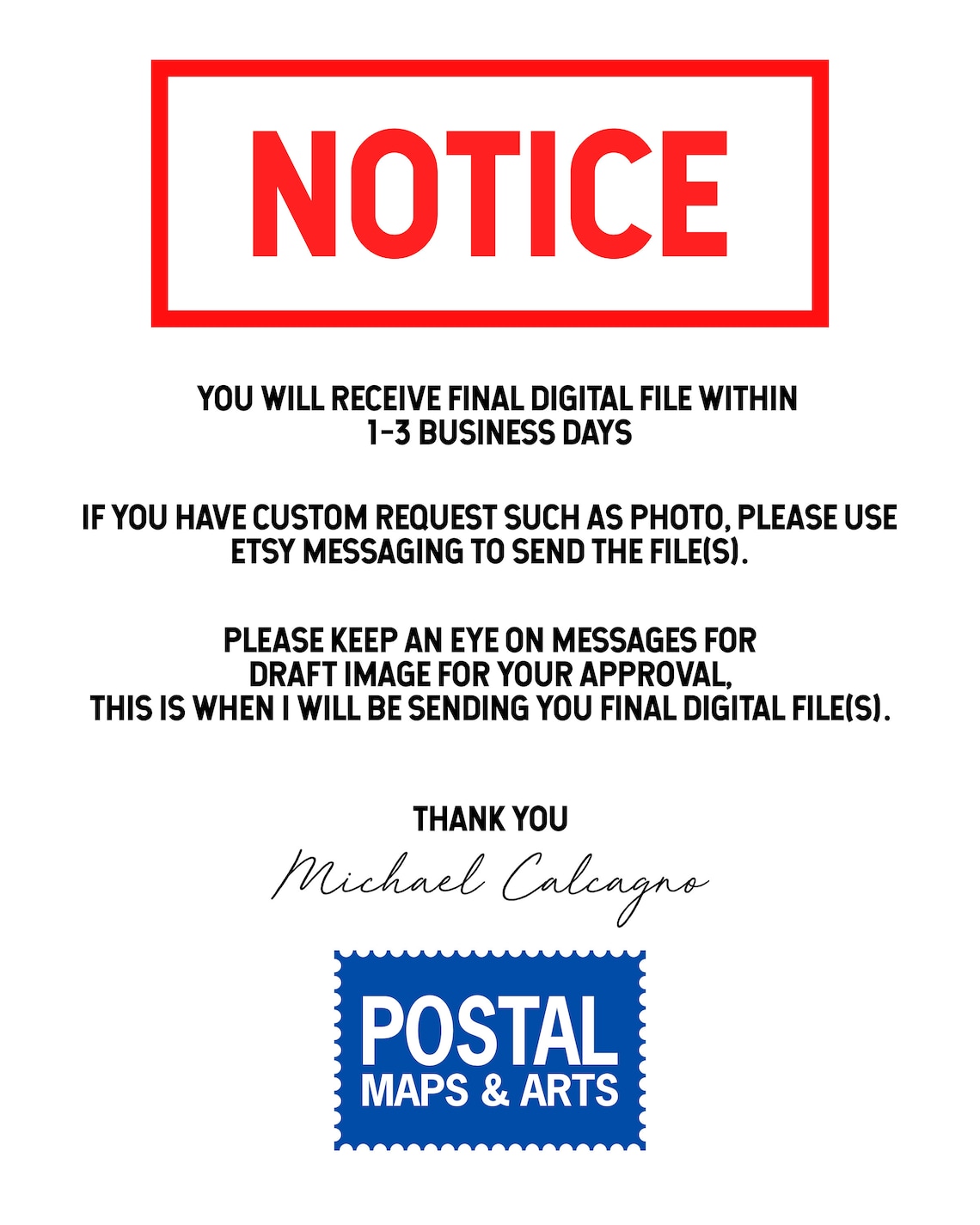 USPS Retirement Signature Poster Modern Postage-style - Etsy