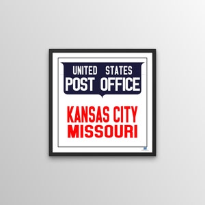 Old Post Office Sign - Etsy