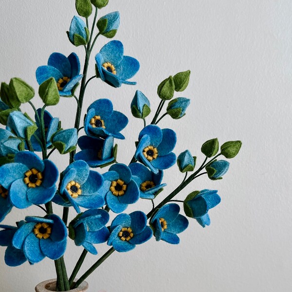 Felt Flower Bouquet - Etsy