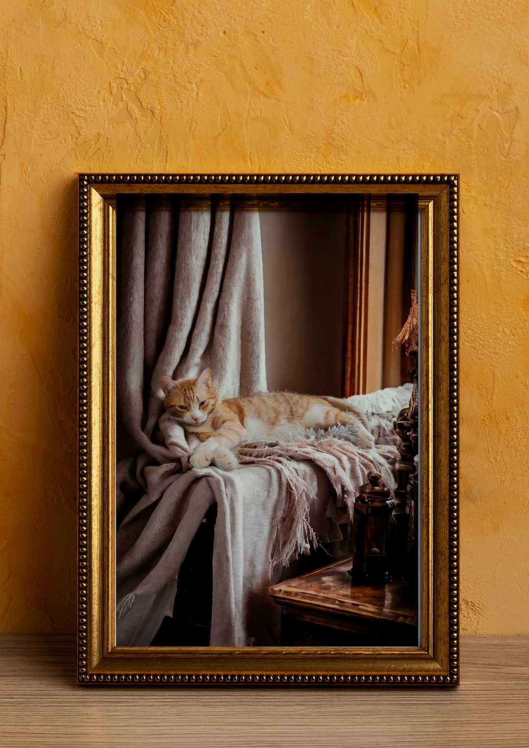 Cat in Bed. Printable Wall Art - Etsy