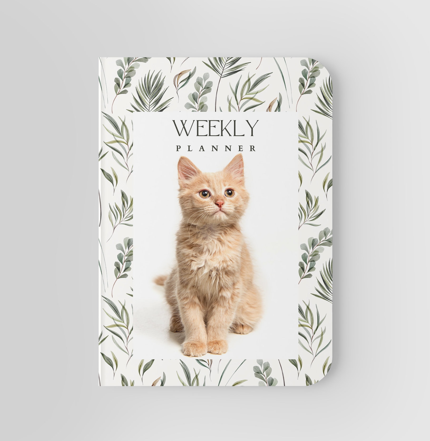 Cat Weekly Planner Printable - Etsy