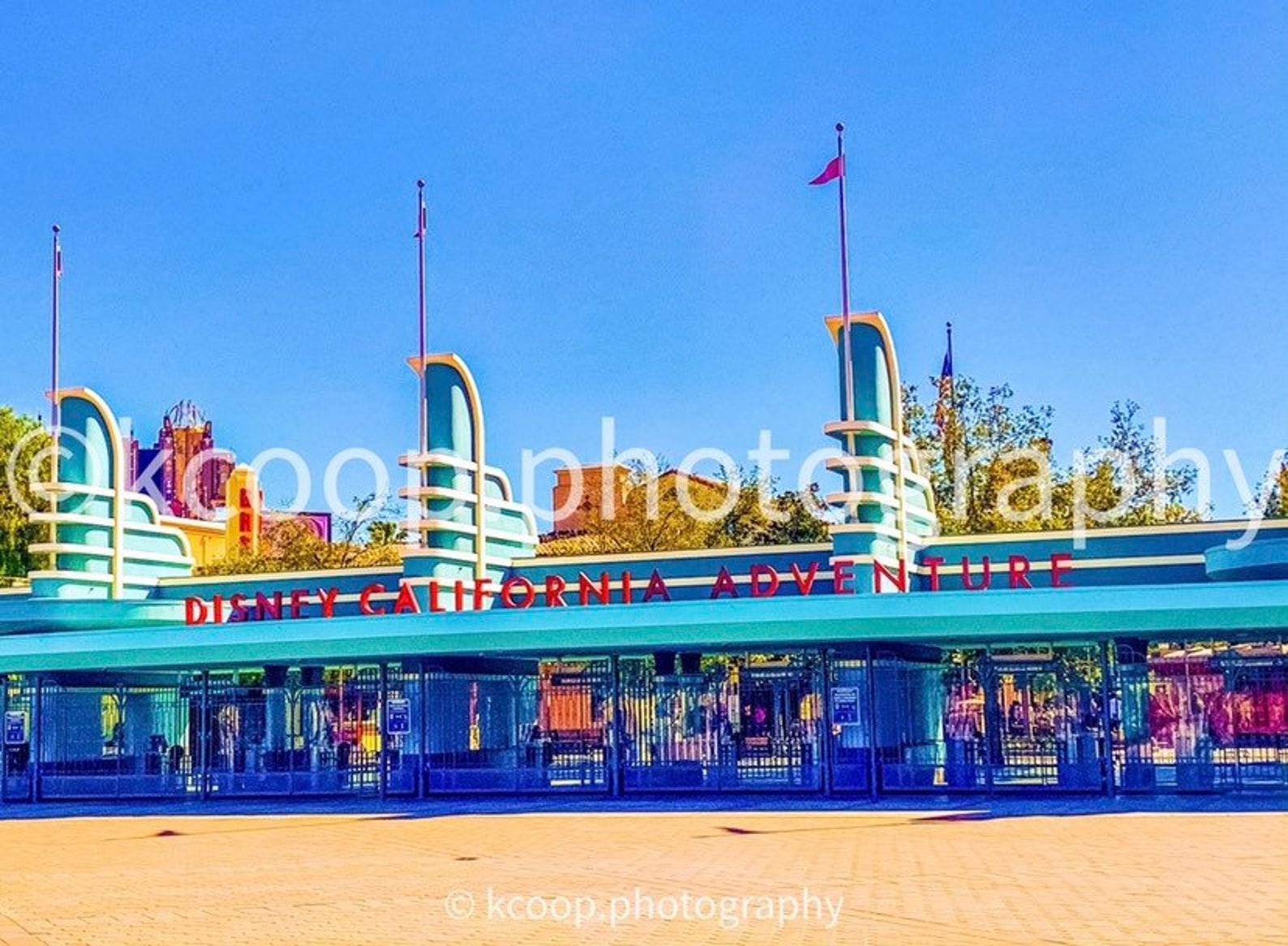 Disney California Adventure Sign - Etsy