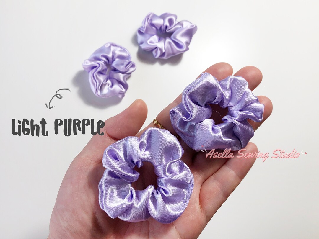 Kids Soft Satin Scrunchies Soft Satin Scrunchies, Mini Scrunchies, Silk ...