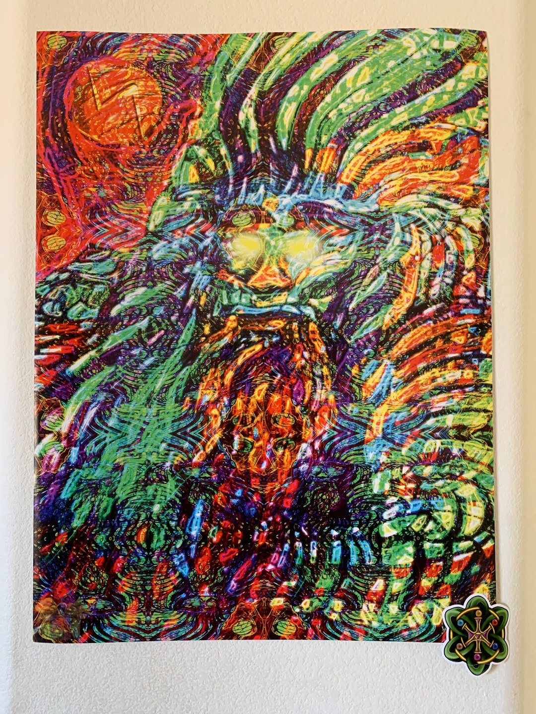 Indian Chief Art | Abstract Portrait | Red Abstract Art | Abstract ...