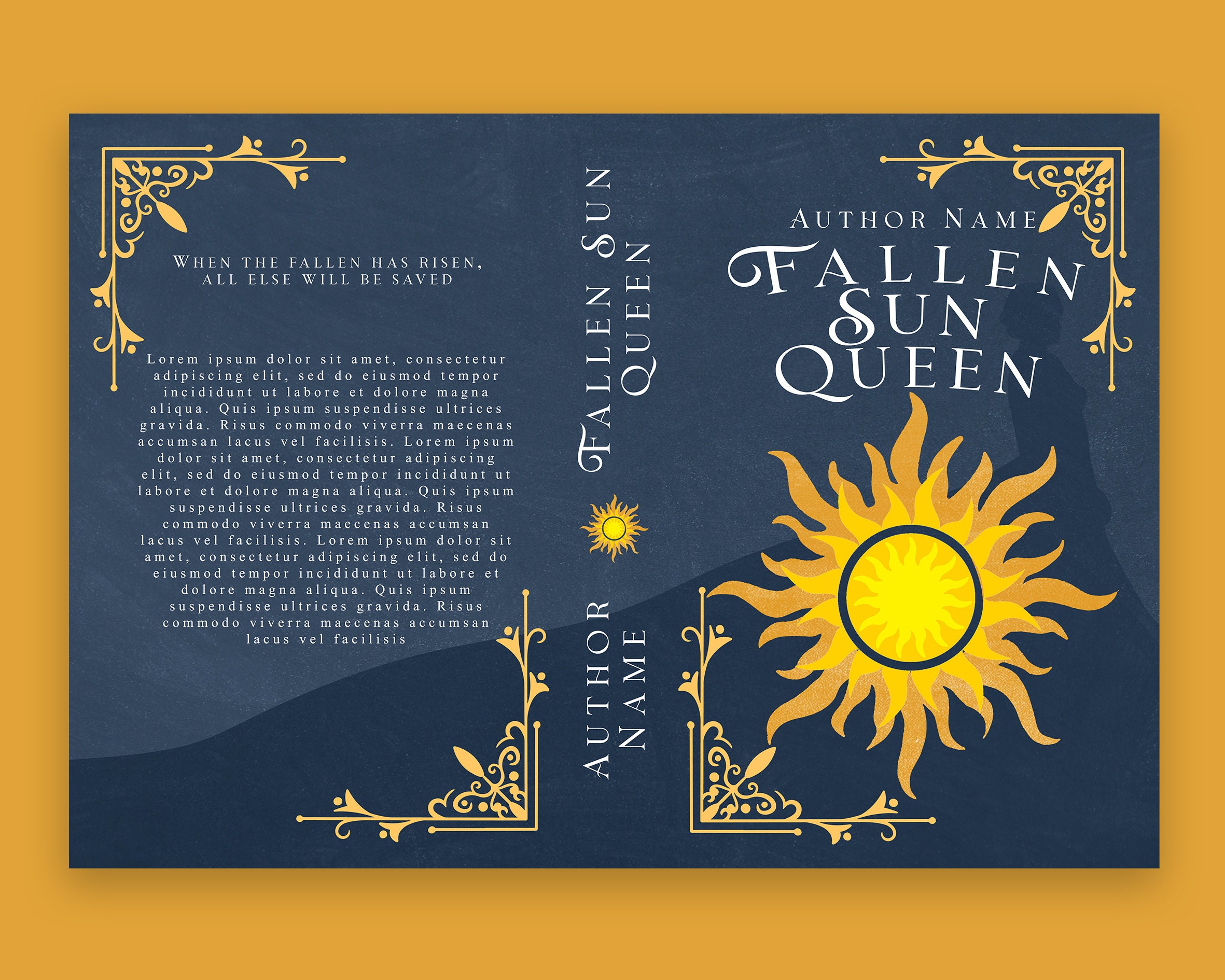 Premade Fantasy Book Cover for Indie Authors / Duology Queen Goddes ...