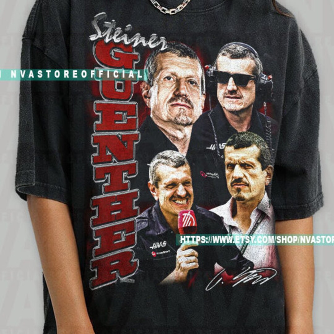Limited Guenther Steiner T-shirt, Formula One Racing T-shirt, Gift for ...