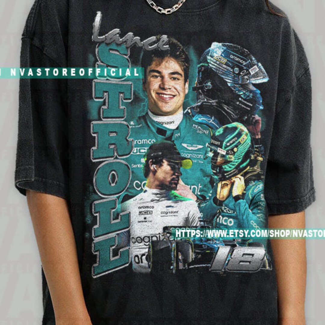 Limited Lance Stroll T-shirt, Lance Stroll 18 T-shirt, Formula One ...
