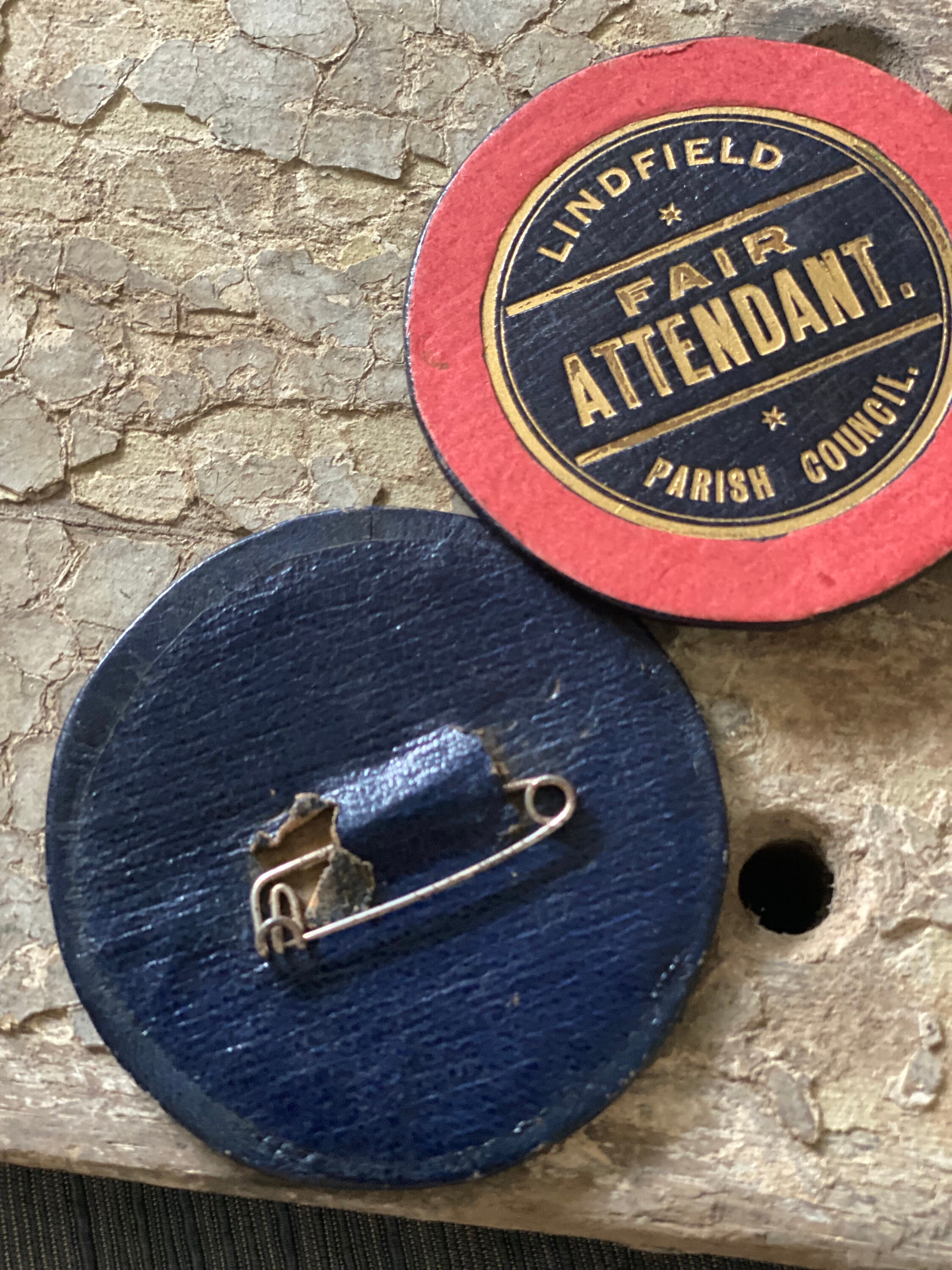 Vintage Fair Attendant Badge. Two Available. Made for - Etsy