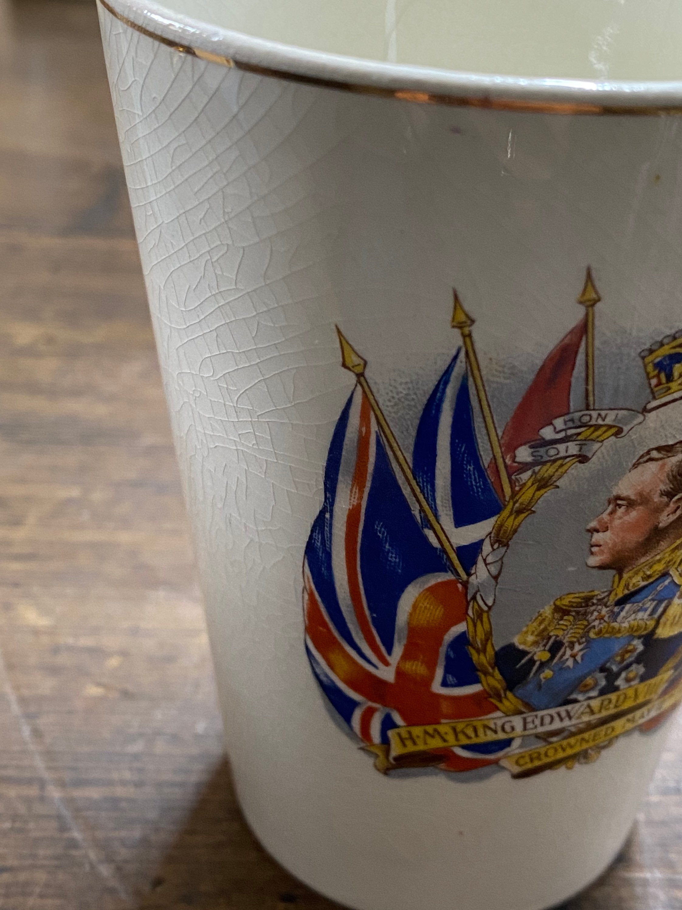 Rare King Edward VIII Mug Celebrating His Crowning. 1937. - Etsy