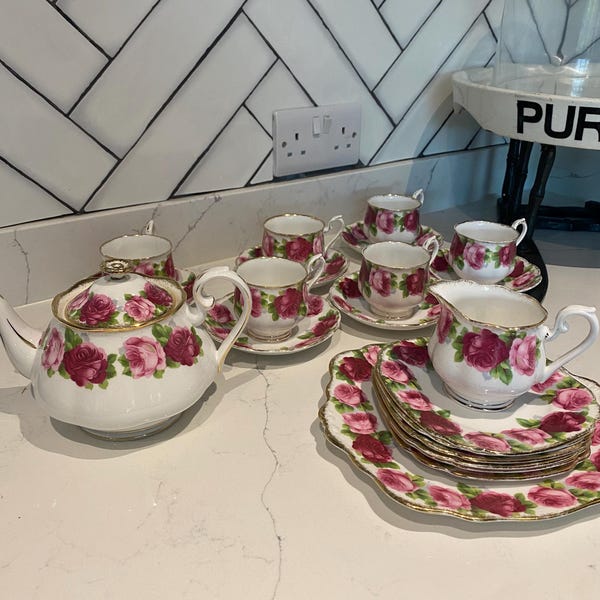 English Tea Set - Etsy Australia